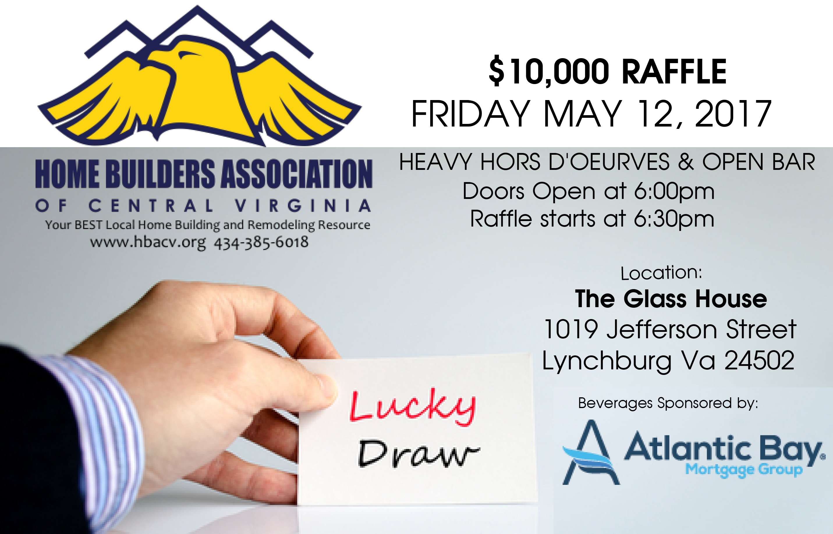 $10,000 Raffle - Home Builders Associate of Central Virginia